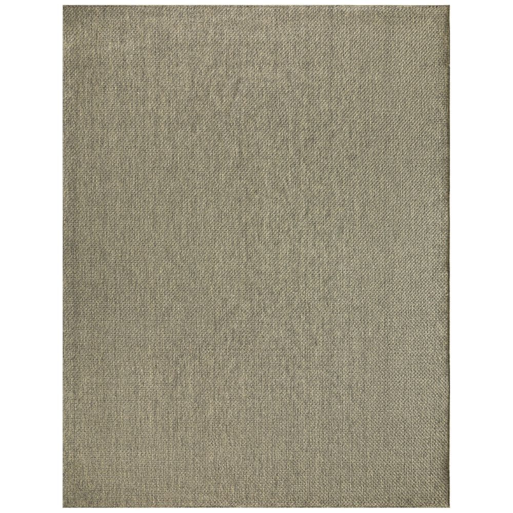 Nourison Tulum Olive 8 ft. x 10 ft. All-Over Design Contemporary Area ...