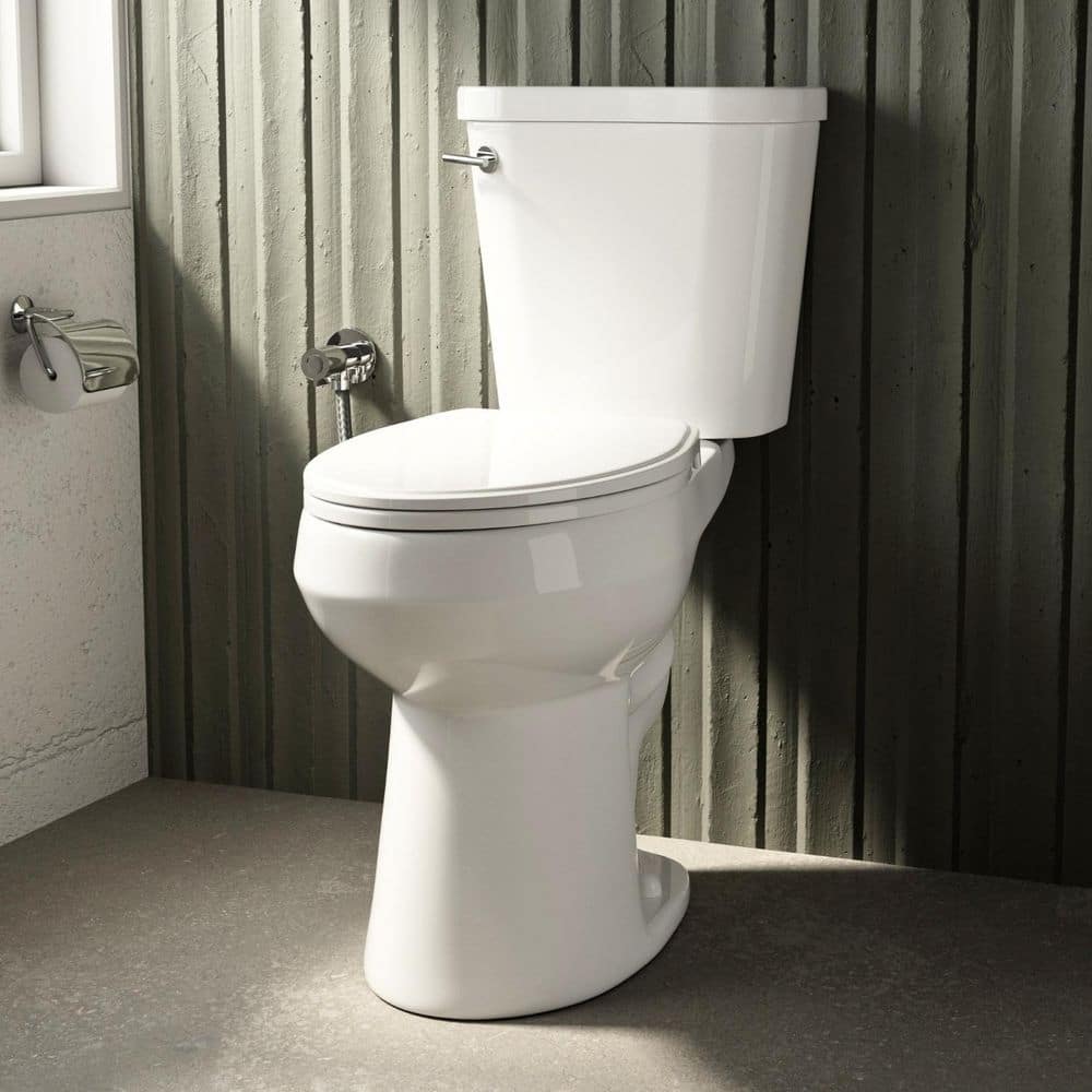 Los Flexi 19 in. Tall Toilet, ADA 2-Piece Elongated Toilet, 1.28 GPF ...