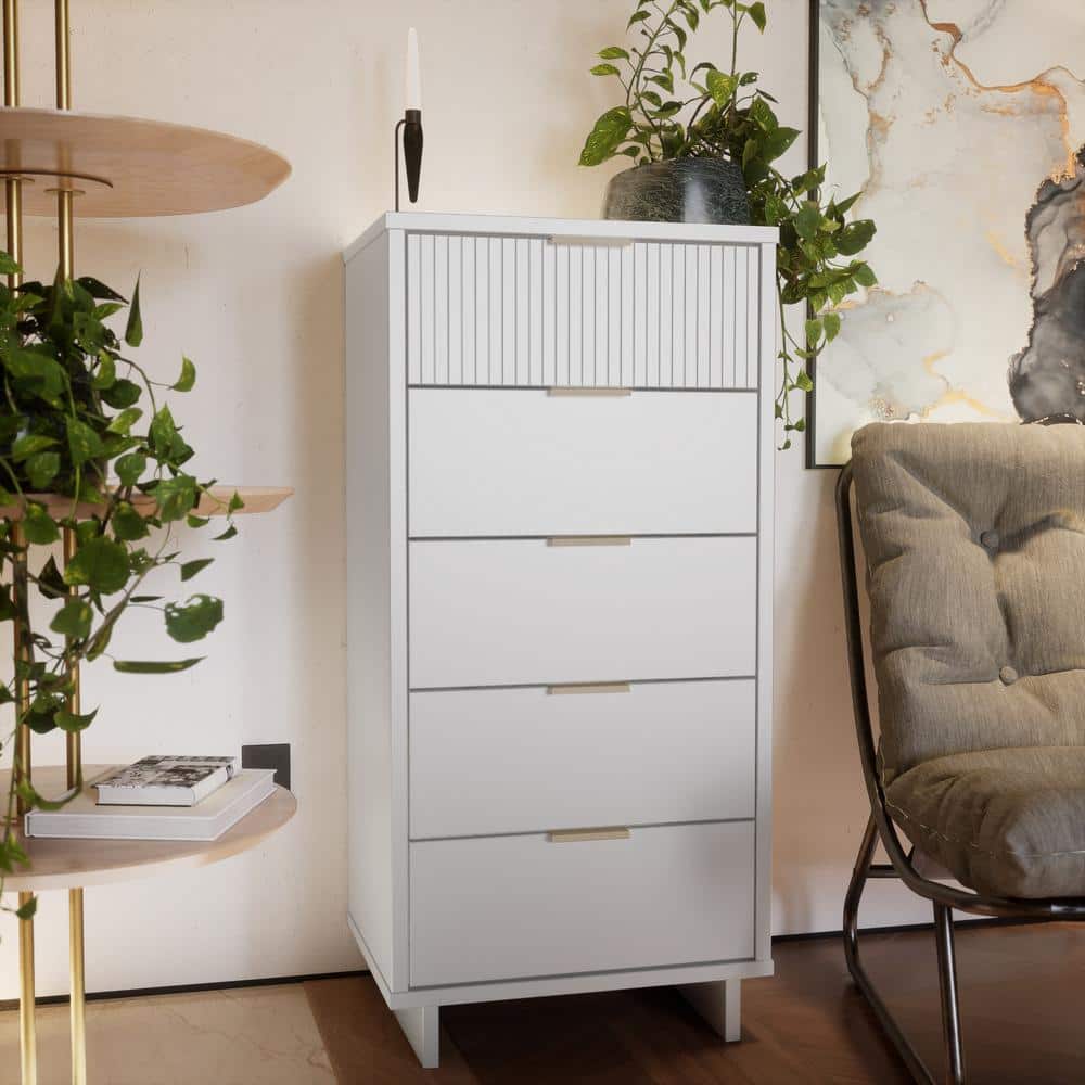 White lacquer tall dresser store