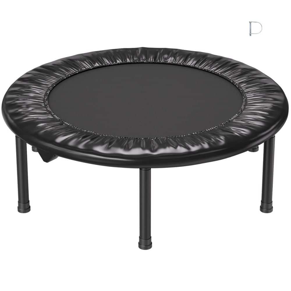SKYSHALO Foldable Mini Trampoline, 36 In. Fitness Rebounder, Max Load ...