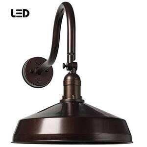 AQLIGHTING 1-Light Copper Hardwired Outdoor Barn Light Sconce OGN-925 ...