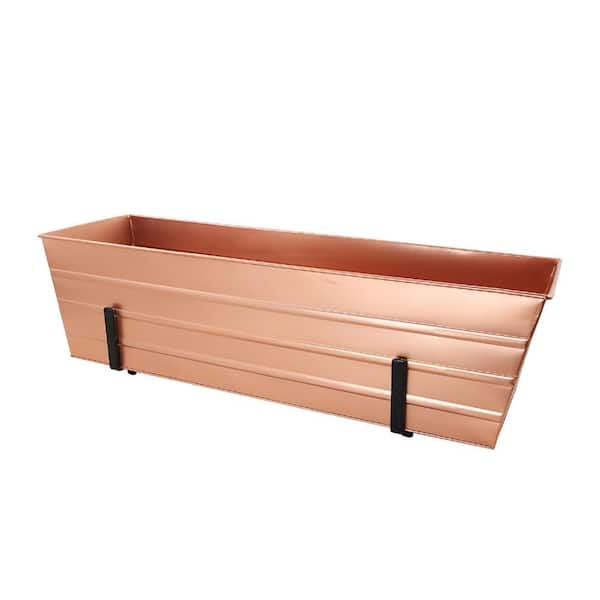 ACHLA DESIGNS Achla Designs 14.3 in. H Square Copper Plated Galvanized ...