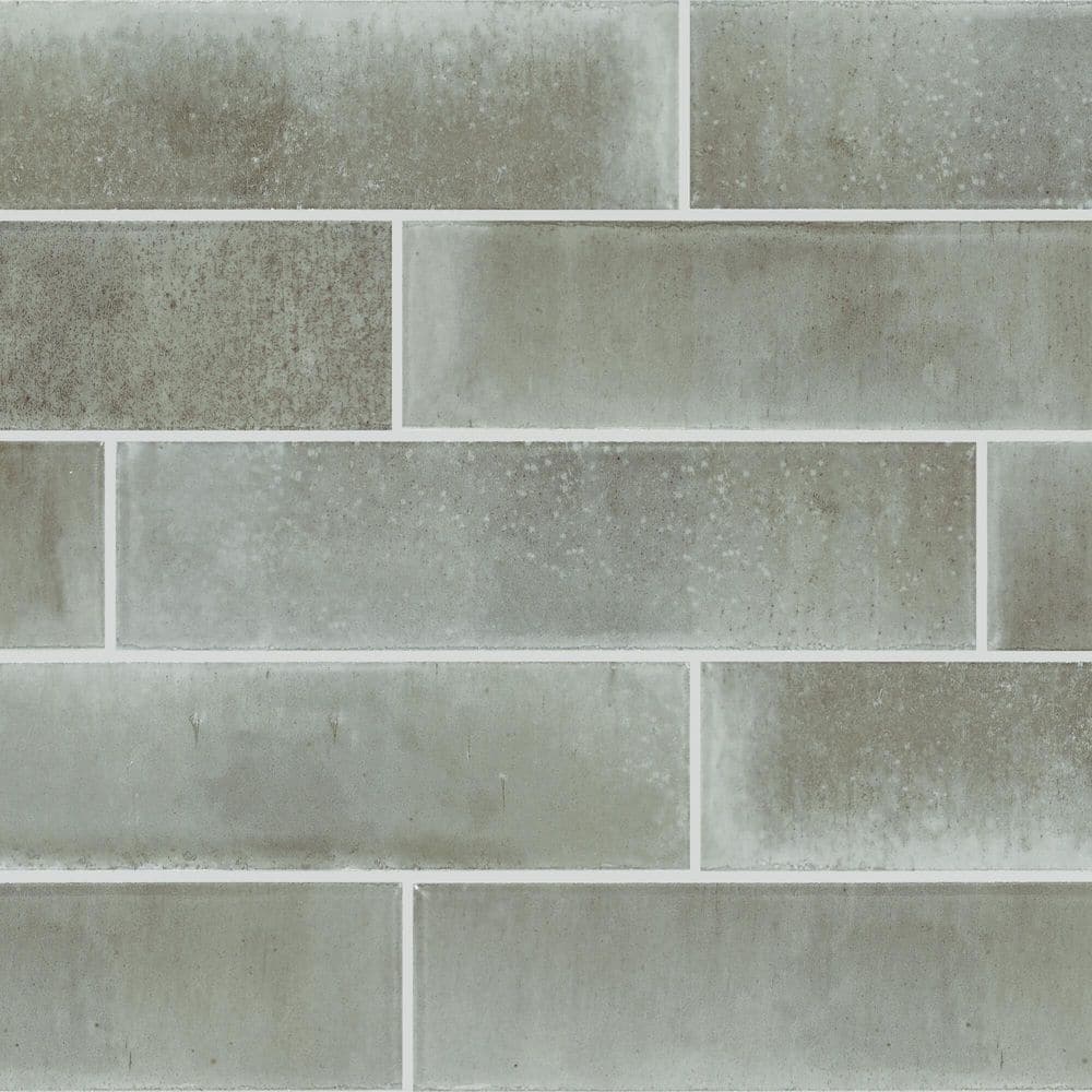 Reviews for Daltile LuxeCraft Sage Mist 2 in. x 9 in. Glossy Porcelain ...