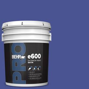 BEHR PRO 5 gal. #P540-7 Canyon Iris Low Luster Exterior Paint PR62305 ...