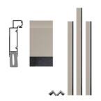 FrontLine Remodel 4-9/16 in. x 1-1/4 in. x 84 in. White Aluminum Entry ...