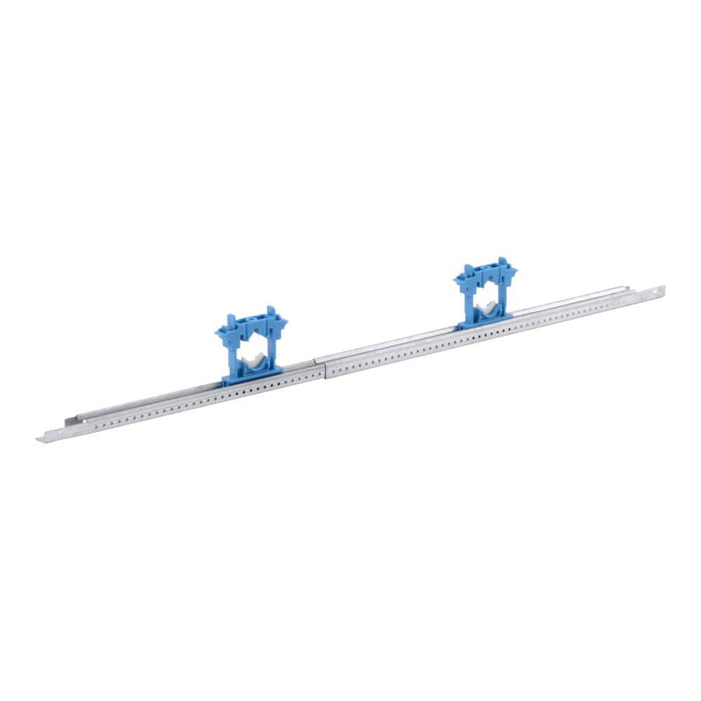 HOLDRITE 13 in. to 24 in. Telescoping Galvanized Slider Pipe Hanger ...