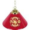Fire Fighter 1-Light Red Billiard Light FF7-HD - The Home Depot