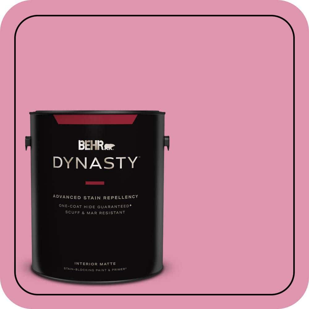 BEHR DYNASTY 1 gal. #P130-4 Its a Girl Matte Interior Stain-Blocking ...