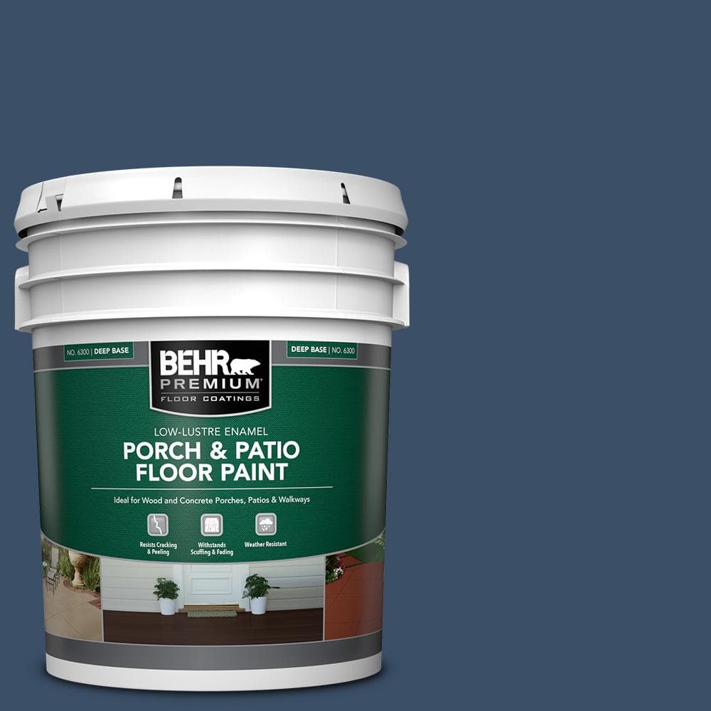 BEHR PREMIUM 5 gal. #M510-7 Inked Low-Lustre Enamel Interior/Exterior ...