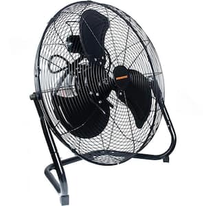 Adrinfly 20 in. 3 Speed High Velocity Heavy Duty Metal Industrial Floor ...