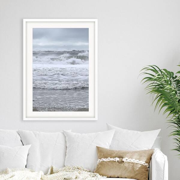 Paragon Cool Coastal by Langdon 1 Piece Framed Giclee Coastal Art Print ...