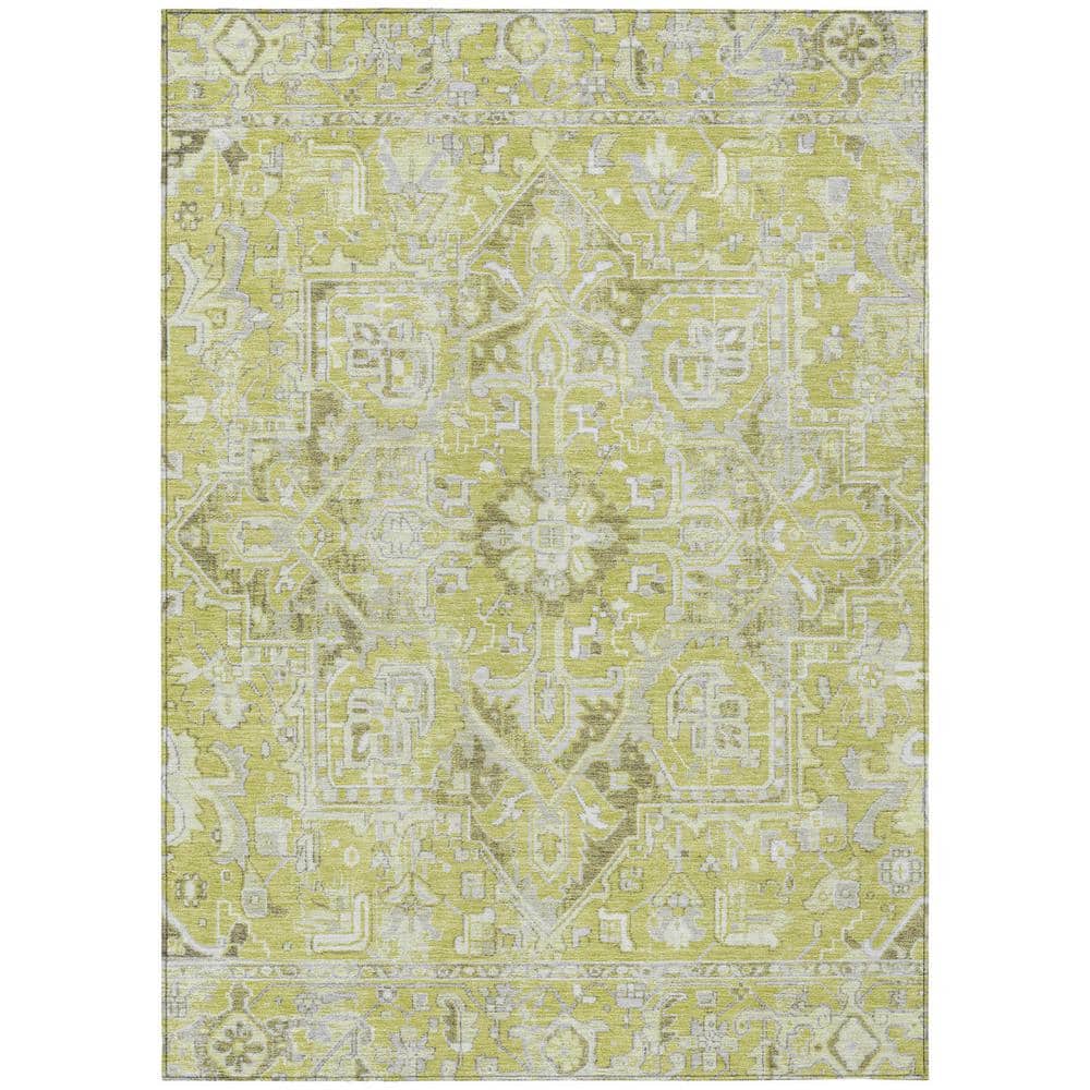 Addison Rugs Chantille ACN570 Aloe 8 ft. x 10 ft. Machine Washable ...