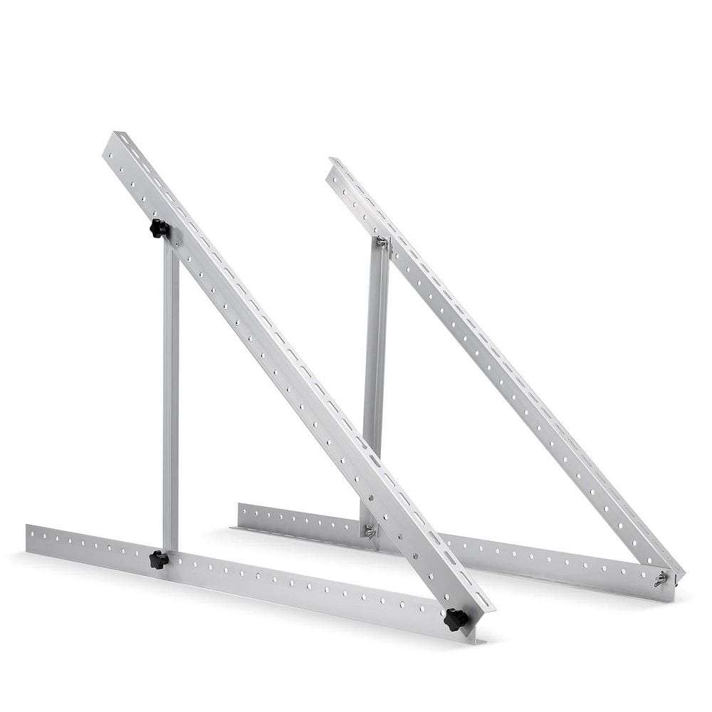 Yichuhaoxi 41in Adjustable Solar Panel Tilt Mount Brackets Silver with ...