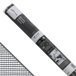 Saint-Gobain ADFORS 36 in. x 100 ft. Charcoal Fiberglass Screen Roll ...