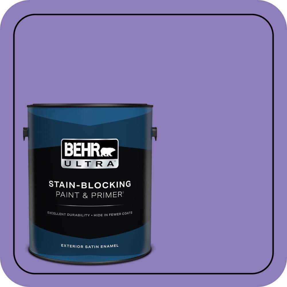 BEHR ULTRA 1 gal. #P560-5 Unimaginable Satin Enamel Exterior Paint ...
