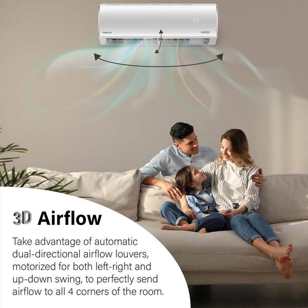 Pioneer Diamante Pro Low-Ambient 1-Zone 12,000 BTU 23 SEER2 Ductless ...