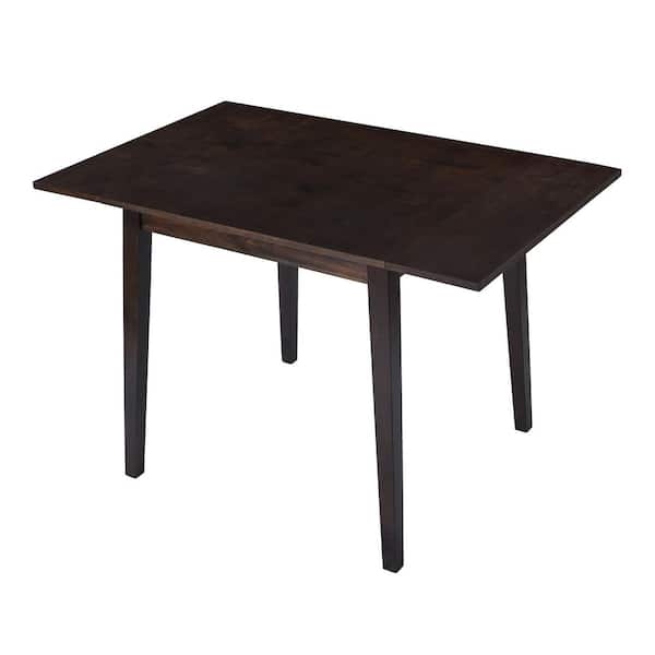 Noble House Staples Modern Espresso Wood 4 Legs Extendable Dining Table ...