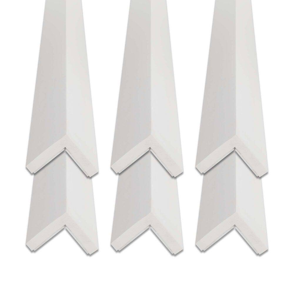 American Pro Decor Fast Trim 2 in. D x 2 in. W x 96 in. L Unfinished ...