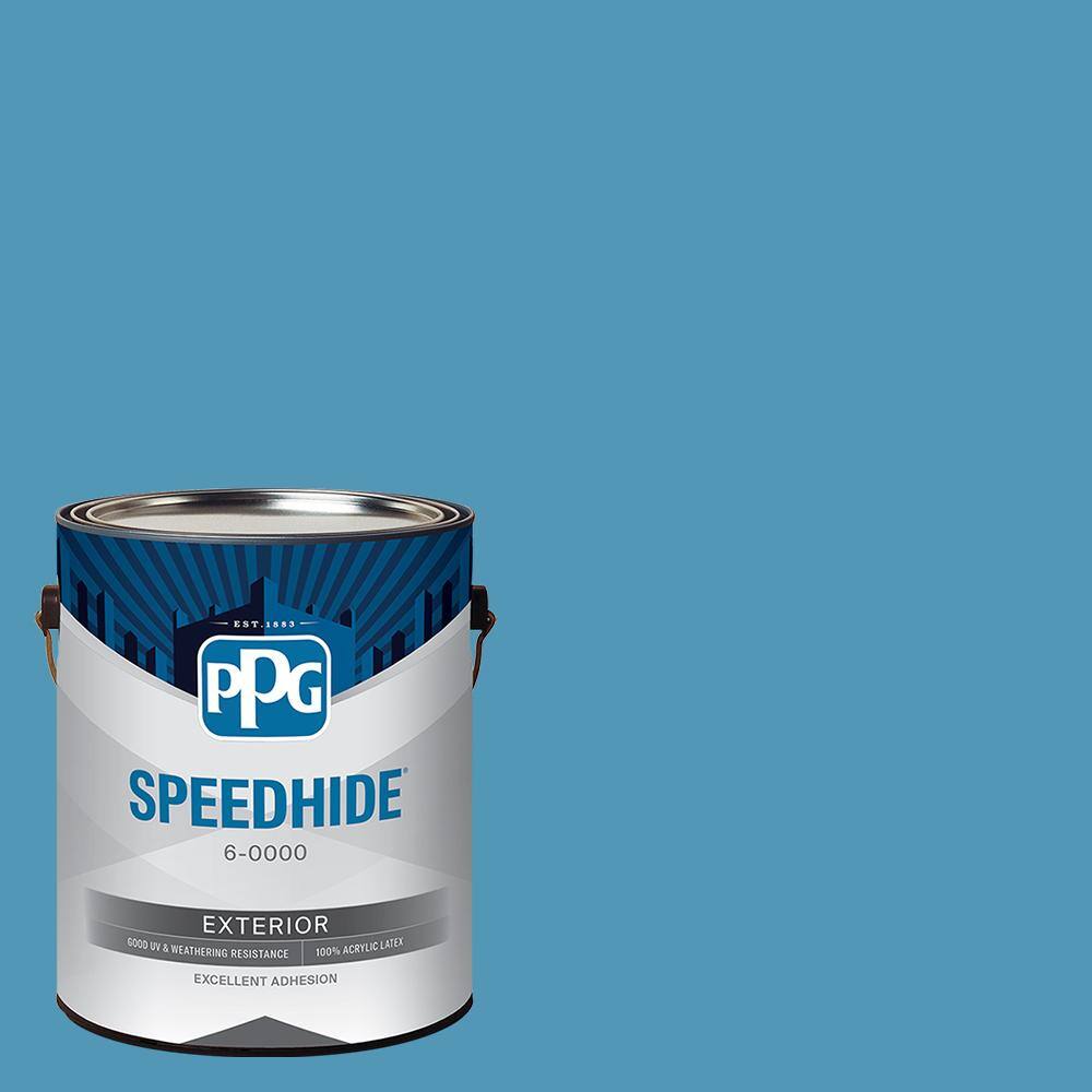 Reviews for SPEEDHIDE 1 gal. Hush-A-Bye PPG1238-5 Flat Exterior Paint ...