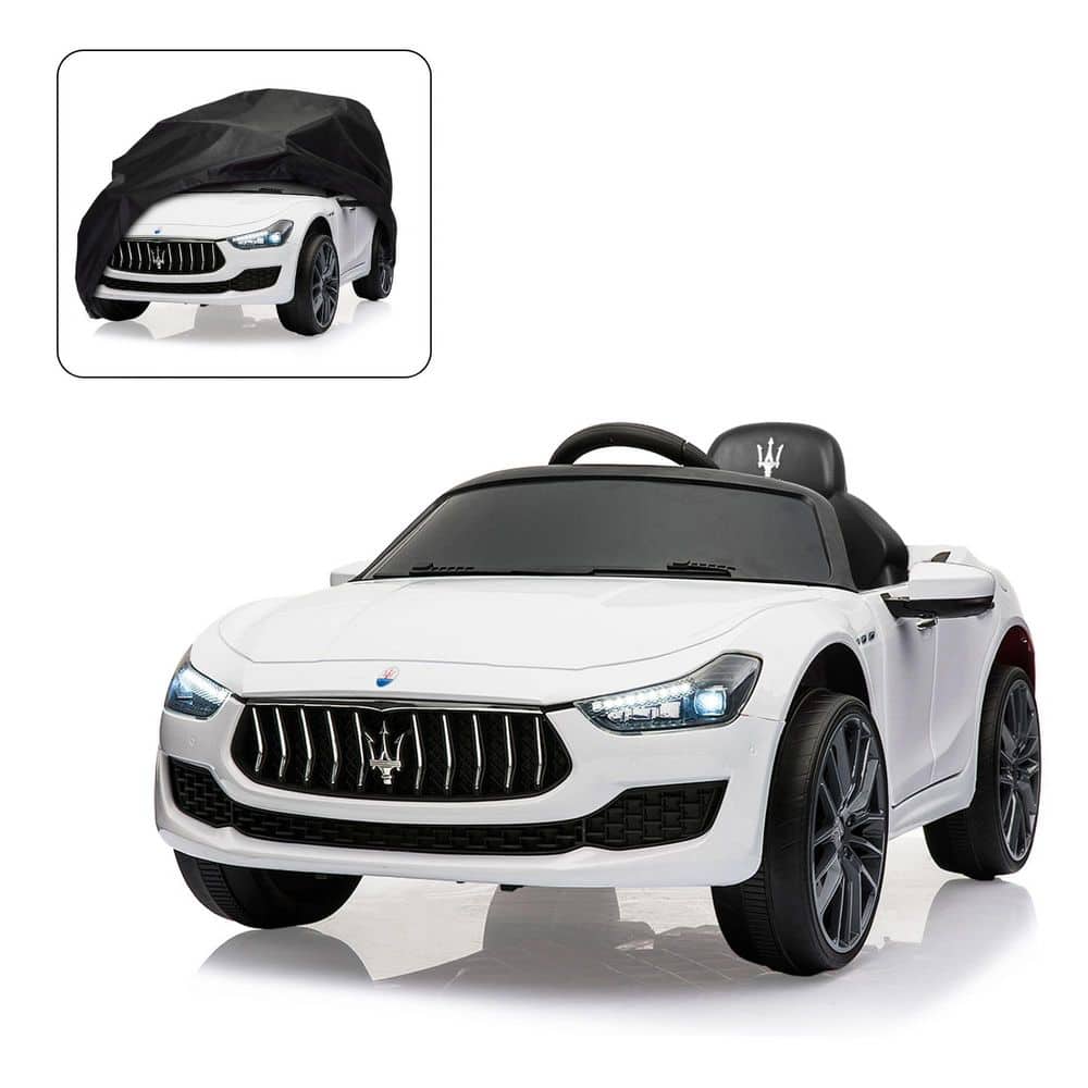 TOBBI 12-Volt Kids Electric Car Authorized Ride On Maserati Toy Vehicle ...