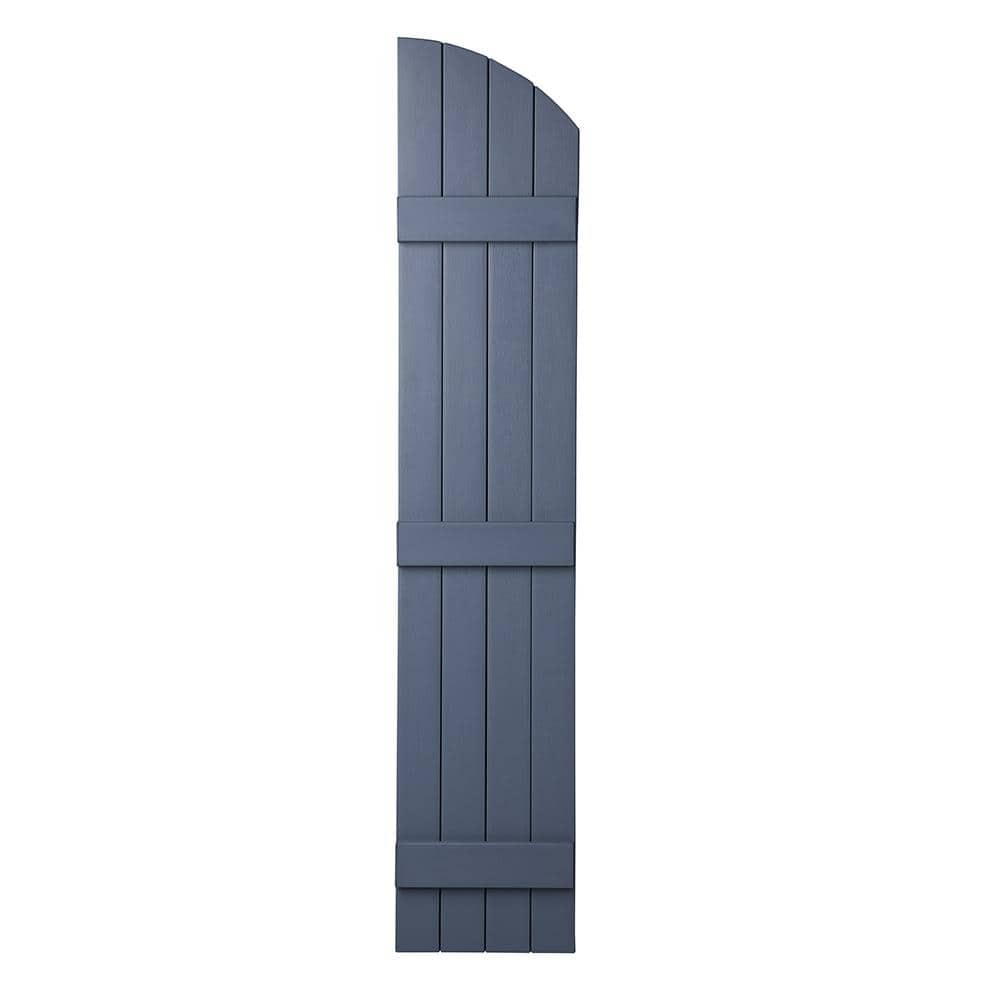 Ply Gem 15 in. x 73 in. Polypropylene Plastic Arch Top Closed Board and ...