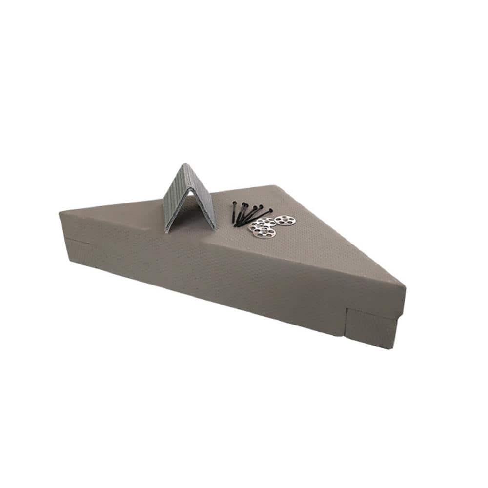 Everbilt Watershield Shower System 16-3/4 in. L x 4 in. H x 24 in. D ...