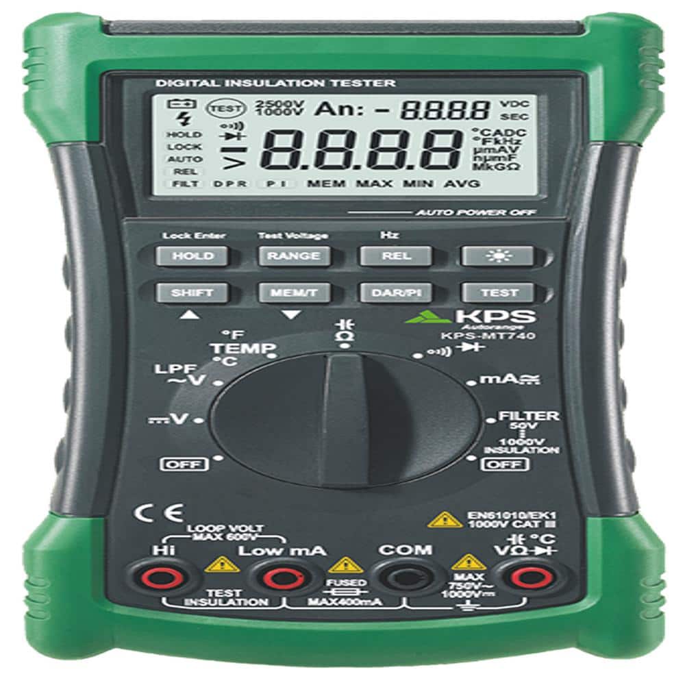 KPS Digital Multi-Meter with Insulation Measurements KPS-MT740 - The ...