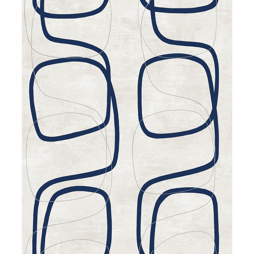 Seabrook Designs Captin Forcella Abstract Unpasted Paper Nonwoven ...