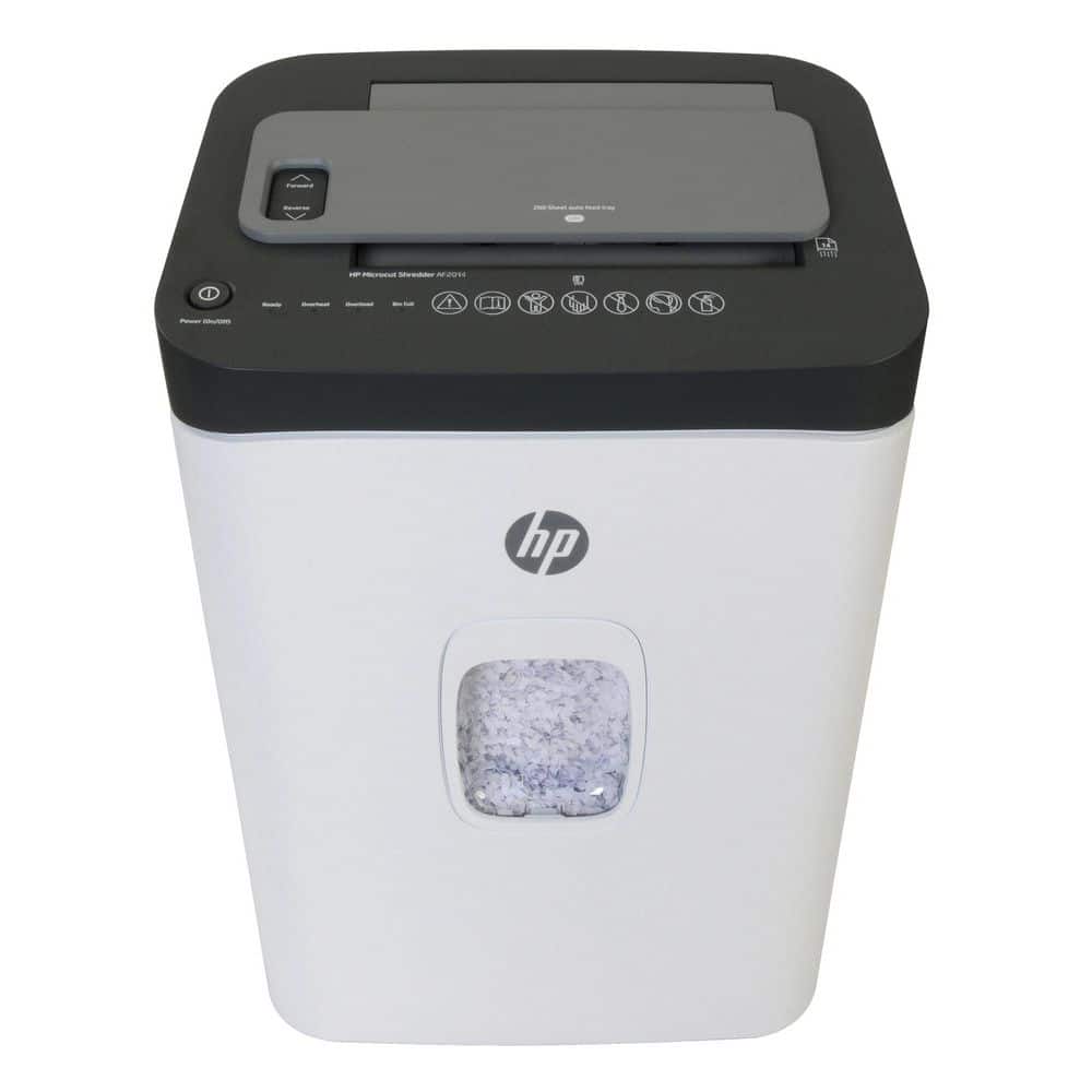 HP 200-Sheet Microcut Heavy-Duty Auto-Feed Shredder 91031K - The Home Depot
