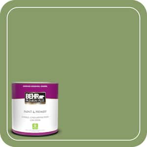 BEHR PREMIUM PLUS 8 oz. #M370-5 Agave Plant Semi-Gloss Interior ...