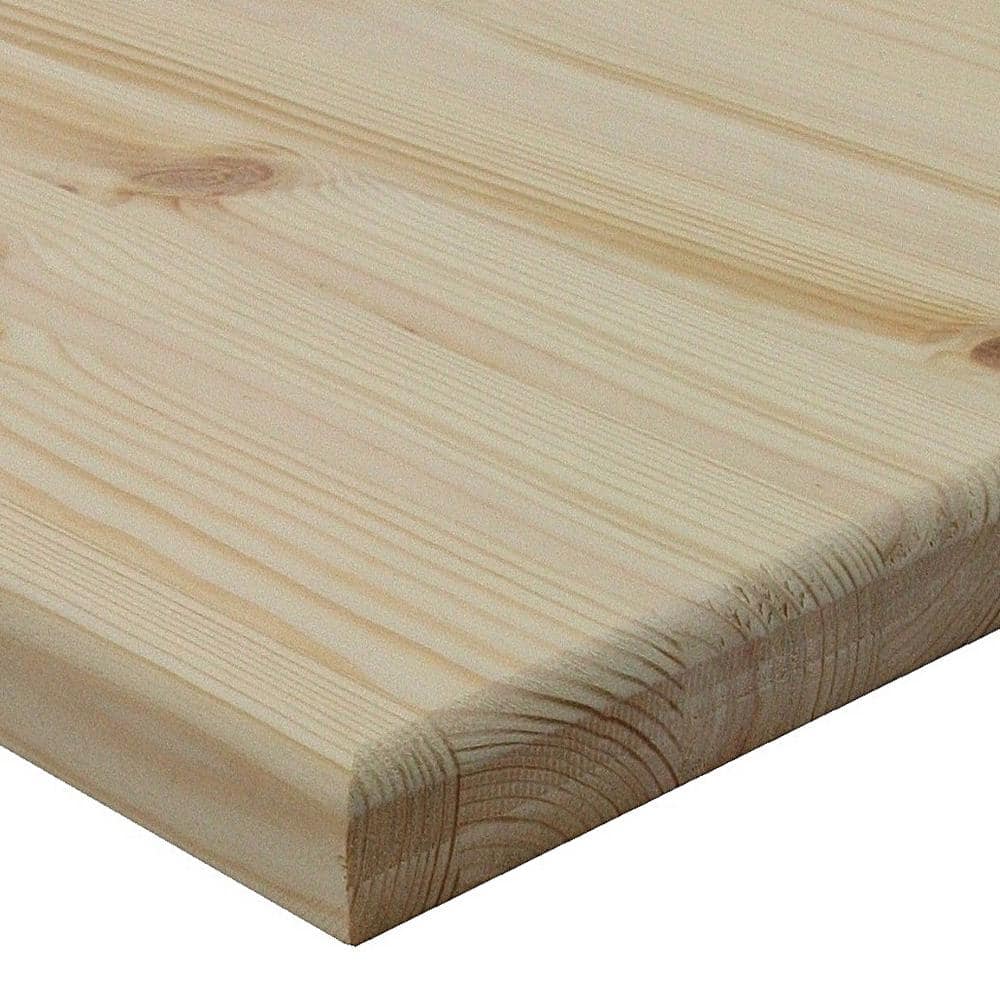 1 in. x 18 in. x 18 in. Allwood Pine Project Panel with Routed Edges on ...