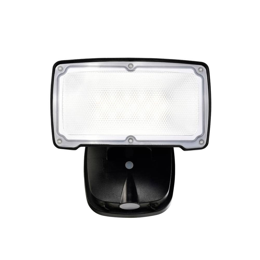 AWSENS 26-Watt 2500 Lumen Black Dusk to Dawn Control 1 Head Outdoor LED ...