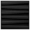 Art3dwallpanels 19.7 in. x 19.7 in. PVC Black Textured 3D Wall Panels ...