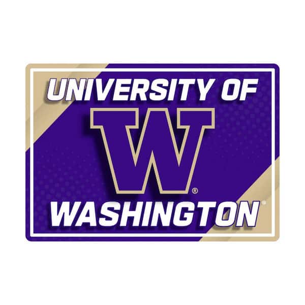 Evergreen University of Washington NCAA Multicolor Rectangle Desklite ...