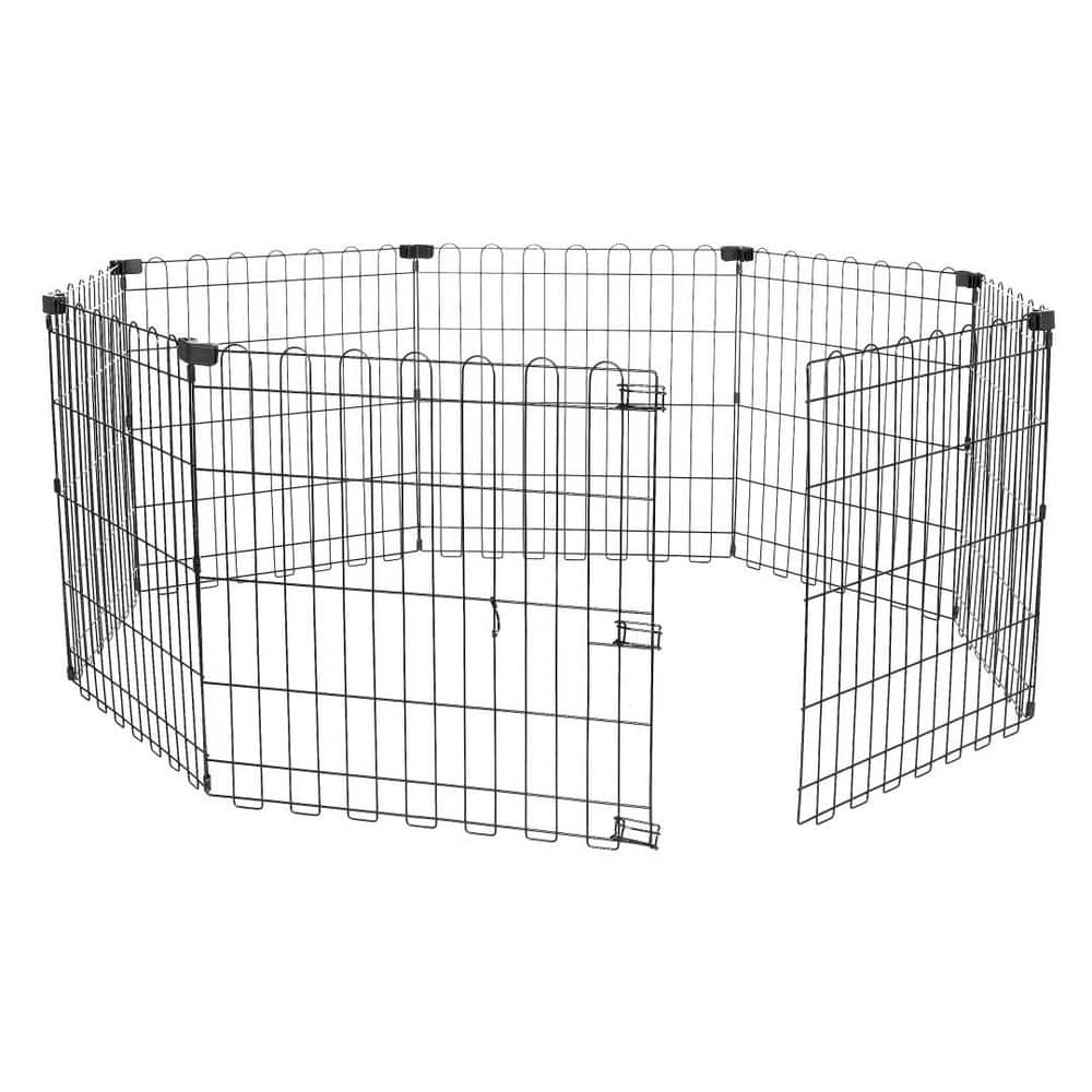 2 ft. x 5 ft. Octagonal Foldable Flat Top Metal Rectangle Fencing ...