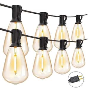 KOAOEIRS 25-Light 50 ft. Outdoor/Indoor Plug-In Integrated LED Fairy ...