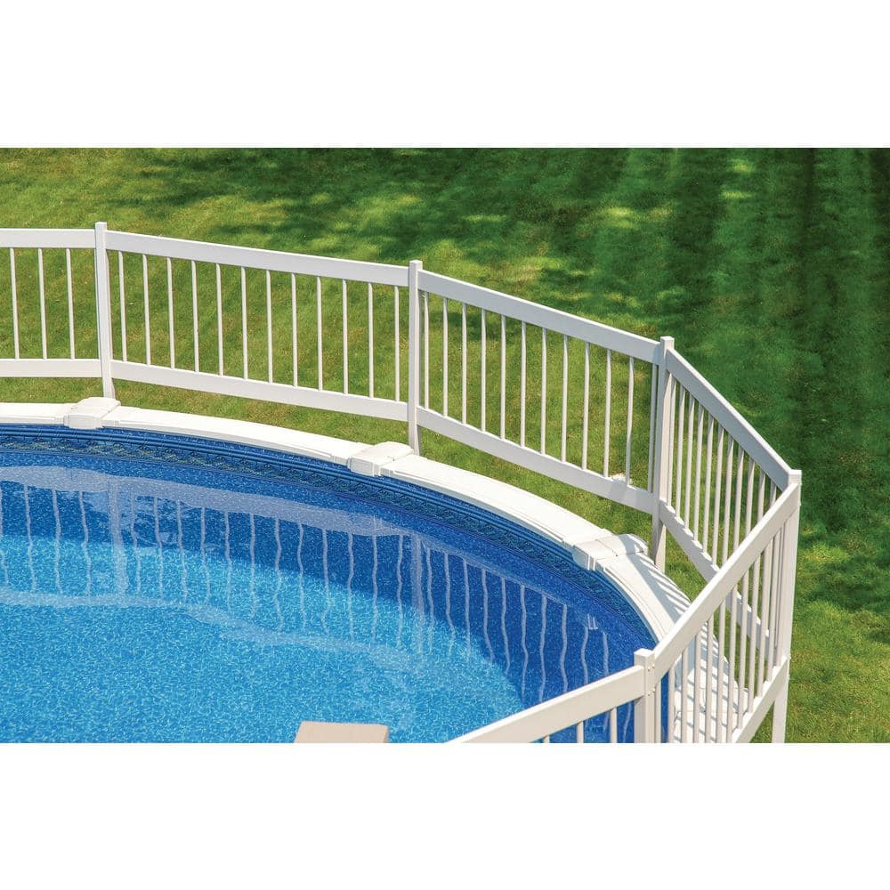 Blue Wave Above Ground Pool Fence Kit 8 Section NE145 The Home Depot