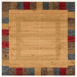 Unique Loom Fars Manila Beige 8' 0 x 8' 0 Round Rug 3120165 - The Home ...