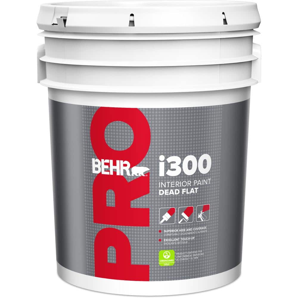 BEHR PRO i300 5 gal. Deep Base Flat Interior Paint PR31305 - The Home Depot