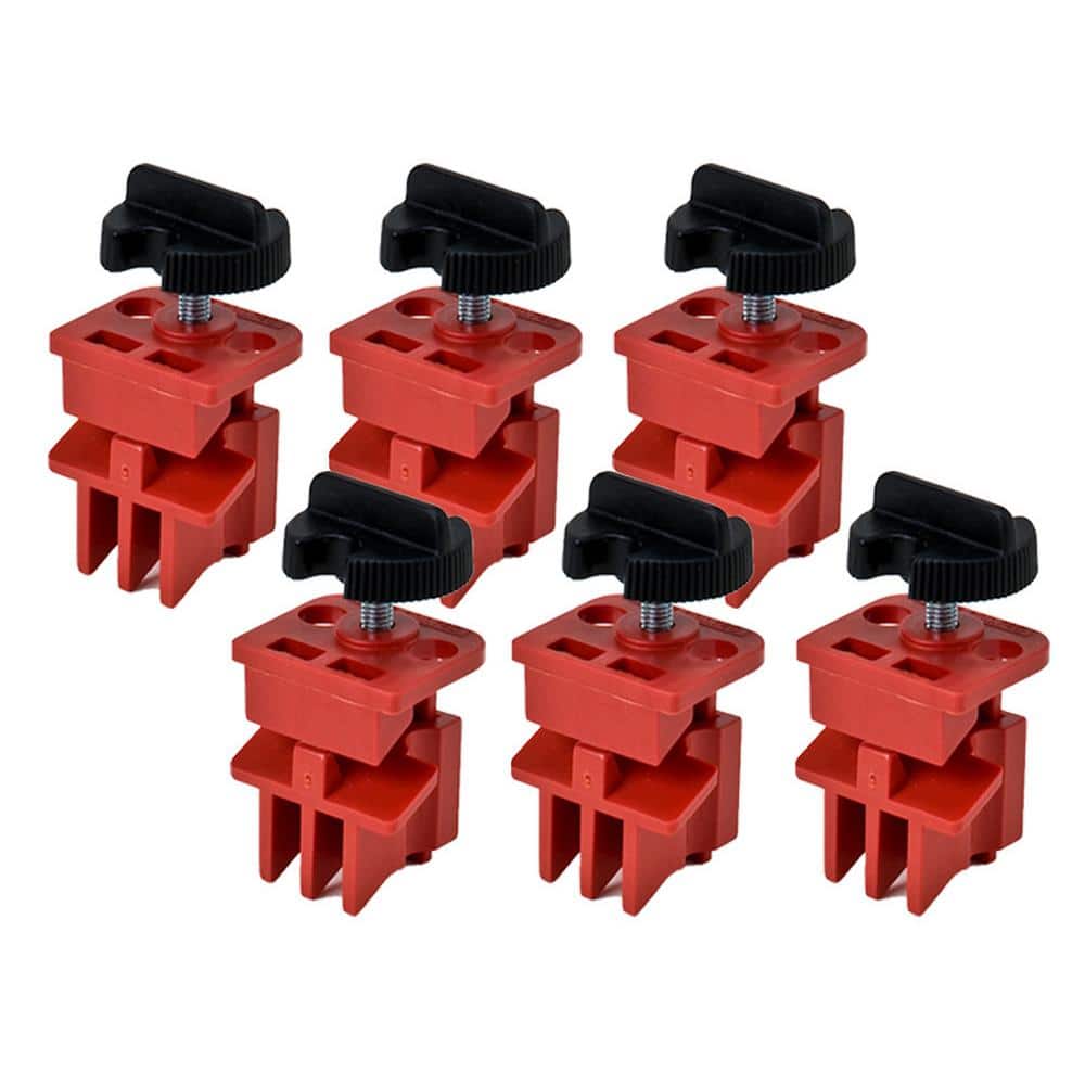 Brady Universal Multi-Pole Breaker Lockouts (6-Pack) 66320 - The Home Depot