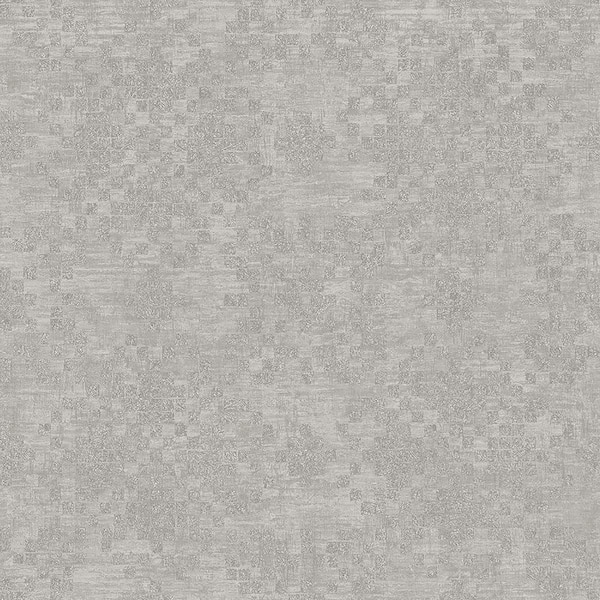 Nordic Elements Silver Mosaic Tile Metallic Finish Non-Pasted Non-Woven ...