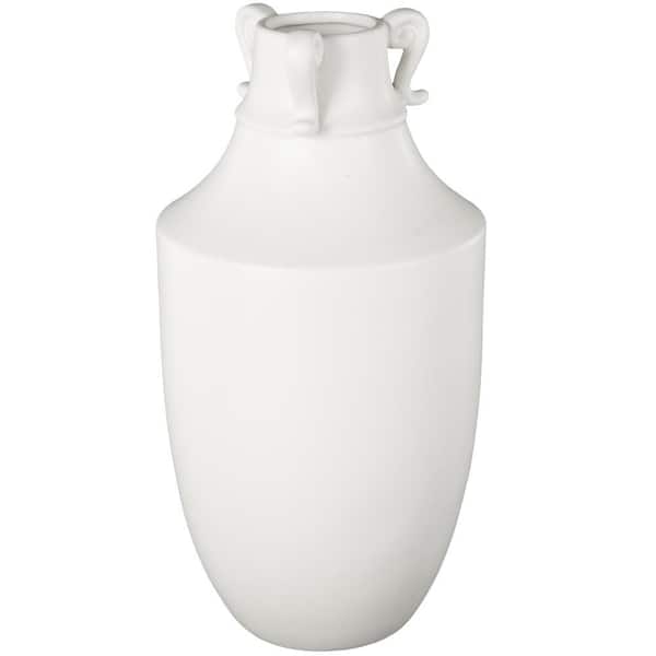 Litton Lane White original Sleek Amphora Ceramic