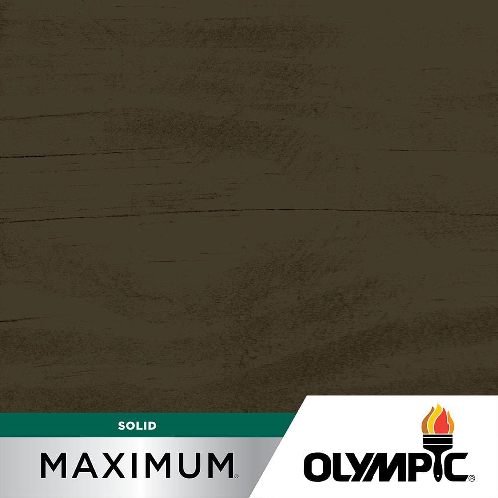 Olympic Maximum 1 gal. SC-1046 Mink Solid Color Exterior Stain and ...
