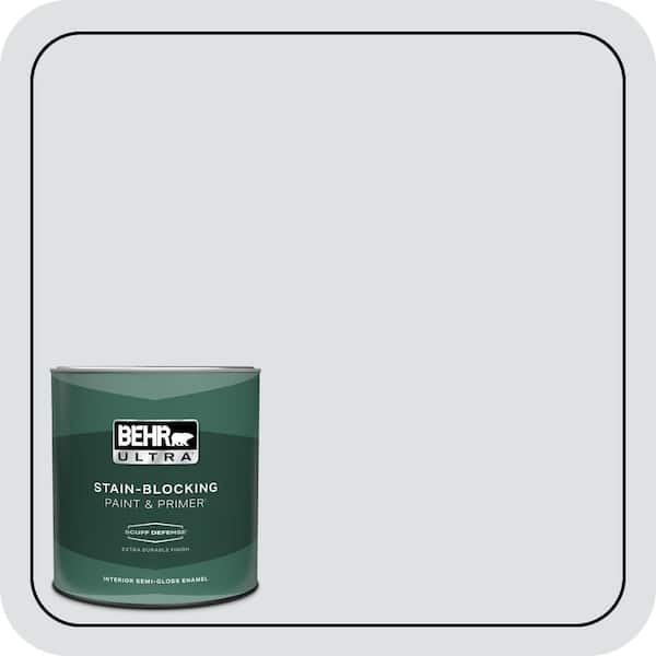 BEHR ULTRA 1 qt. #MQ3-27 Etched Glass Extra Durable Semi-Gloss Enamel ...