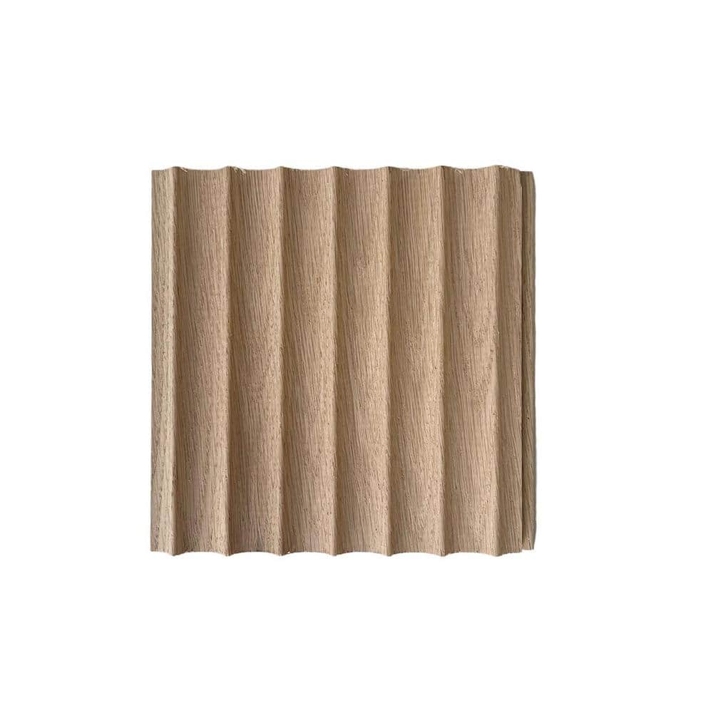 Timeline Sample - Fluted Solid Oak 1/2 in. x 5.5 in. W x 5.5 L in ...