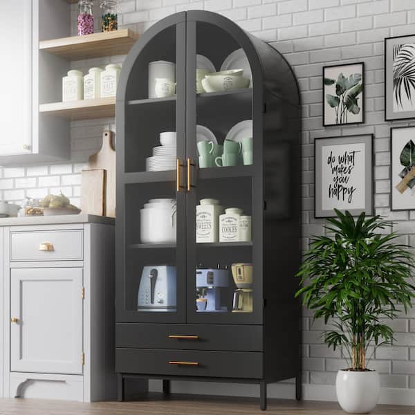 Reviews for Hephastu 31 in. W x 73 in. H x 16 in. D Metal Arch Metal ...