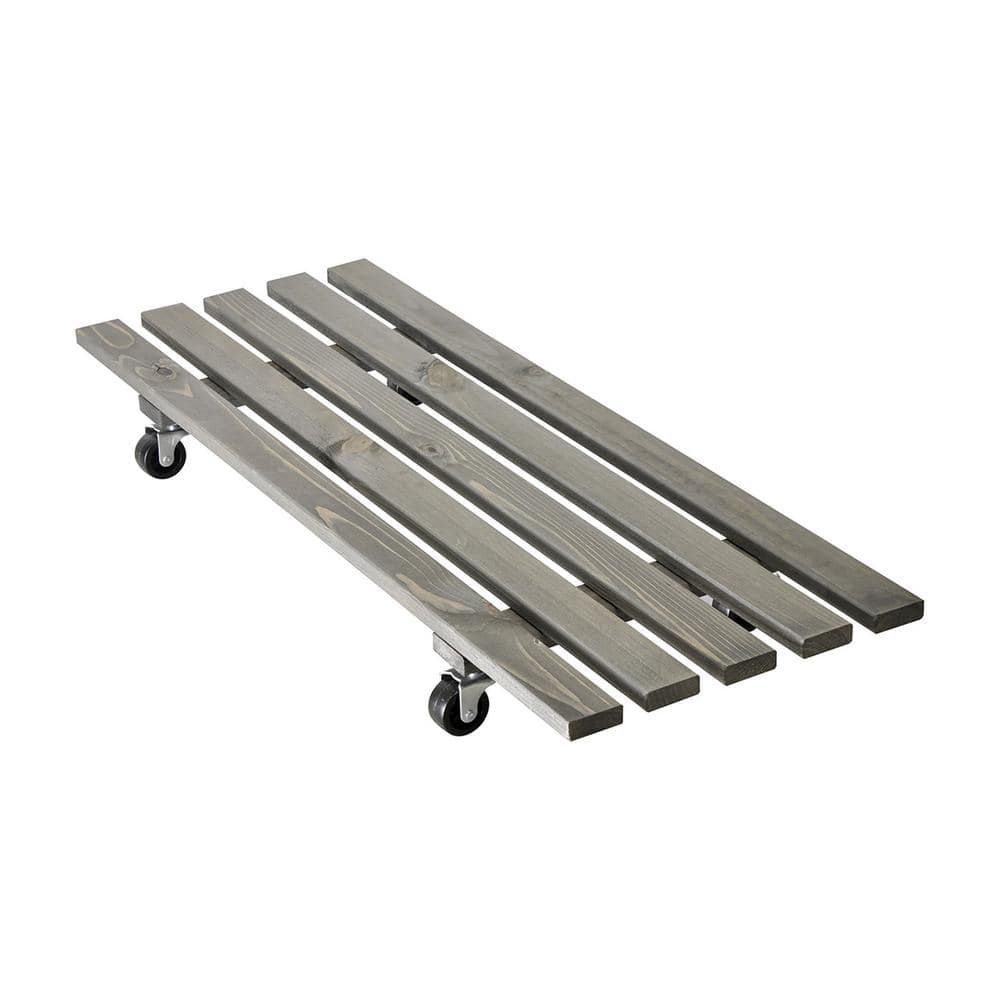 Wagner 31 in. L x 11.5 in. W x 3.4 in. H Gray Vintage Rectangular ...