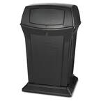 60 Gal. Green Round Carry Barrel Trash Can (5-Pack) CBR60XAO-W1H-5