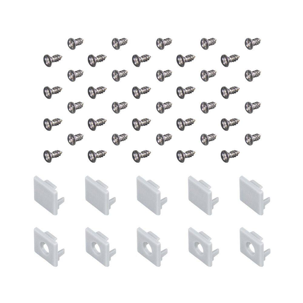 Armacost Lighting Recess Drywall Mount Grey Tape Light Channel ...