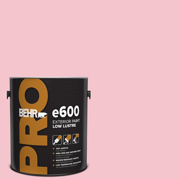 BEHR PRO 1 gal. #P150-2 Energetic Pink Low Luster Exterior Paint ...